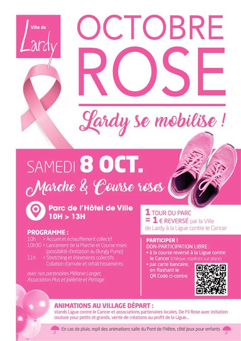 Calam O Octobre Rose Lardy Se Mobilise