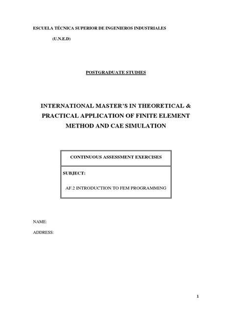 solving finite element method programming problems an assessment of core computational concepts