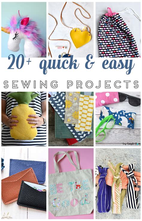 20 Quick And Easy Sewing Projects For The Beginner Sewist Sisters What