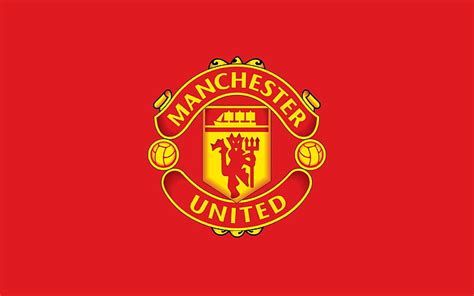 HD Wallpaper Soccer Manchester United F C Logo Wallpaper Flare