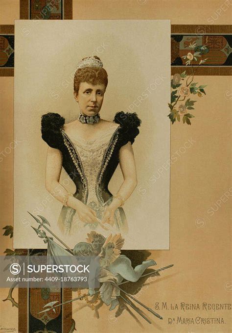 María Cristina de Habsburgo Lorena 1858 1929 Queen of Spain by her