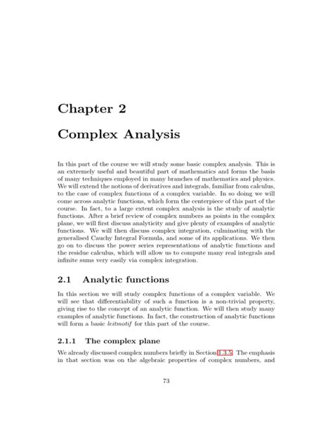chapter 2 complex analysis