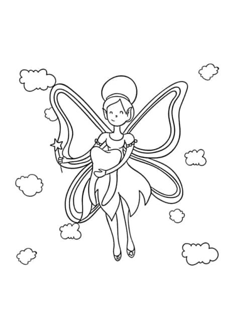 55 desenhos deFADA PARA COLORIRᐅ Imprima Grátis