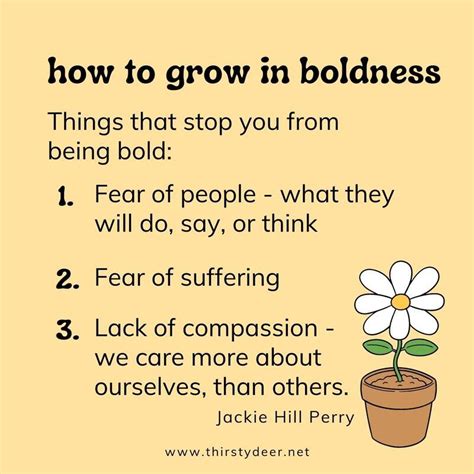 How To Grow In Boldness Thirsty Deer