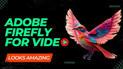 Adobe Firefly For VIDEO AI This Looks AMAZING Demo Sneak Peak