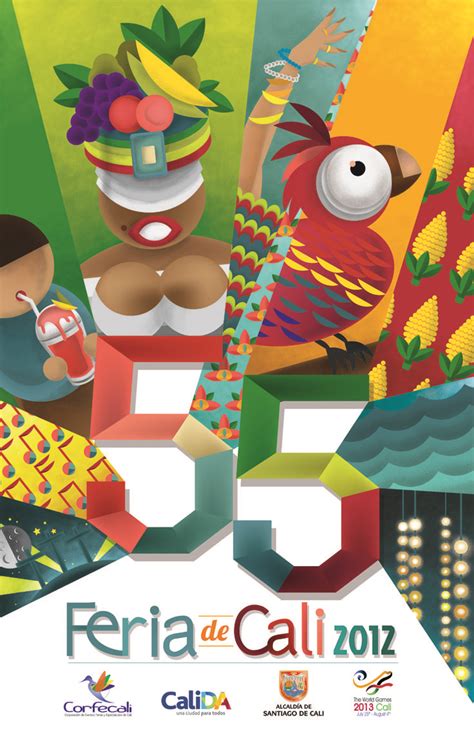 Afiche 55 Feria De Cali 2012 Poster Design Inspiration Poster Design