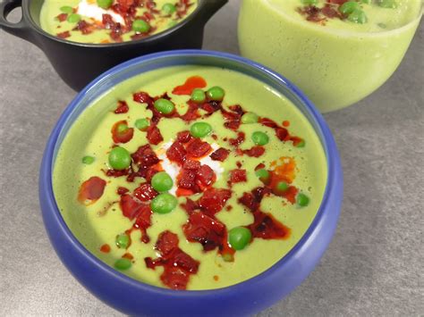 Velouté de Petits Pois Surgelés Facile et Rapide
