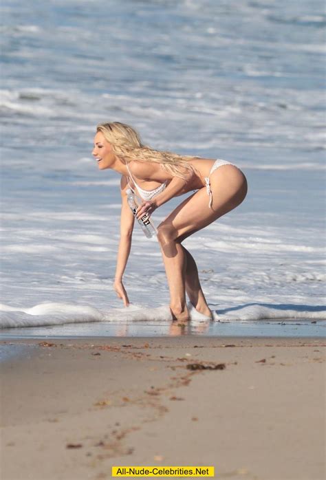 Busty Blonde Dalia Elliott In See Through Bikini