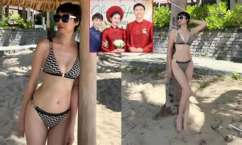 Mẹ vợ Đoàn Văn Hậu khoe body nét căng với bikini ở tuổi U50 lộ cách