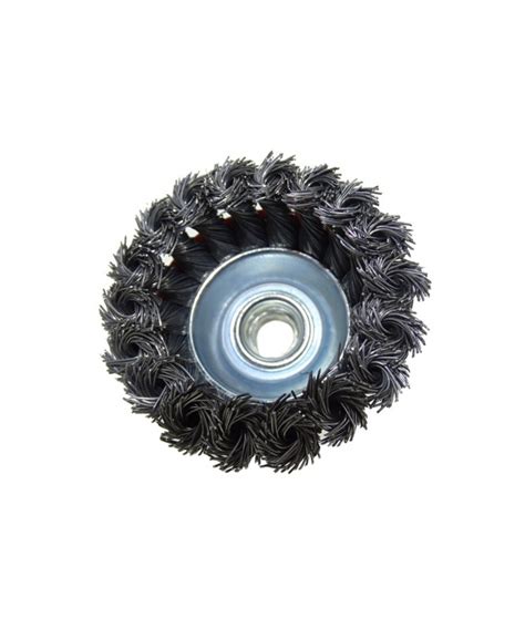 Brosse Boisseau Fil D Acier Torsad D M Pour Meuleuse