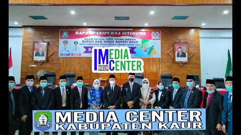 Pidato Bupati Kaur Bapak H Lismidianto S H M H Rapat Paripurna