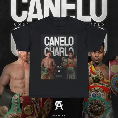 Canelo Vs Charlo Tshirt Boxing Shirt Undisputed Vs Etsy