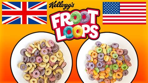 Kellogg S Froot Loops Uk Vs Usa Version The Uk Version Is Cardboard
