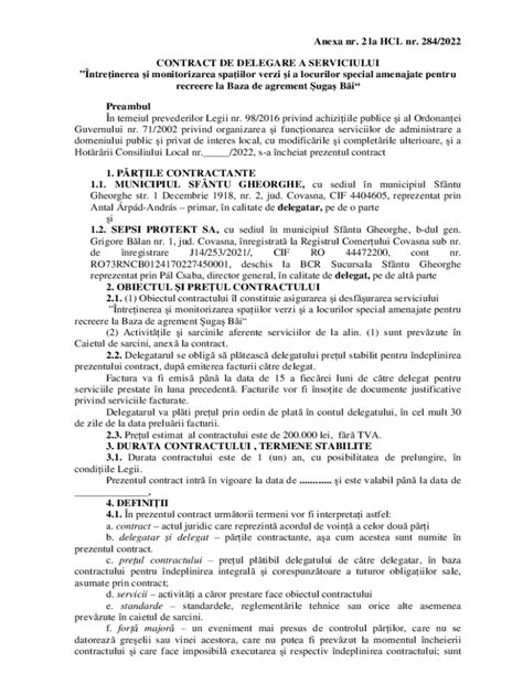Fillable Online Anexa 2 HCL Doc Fax Email Print PdfFiller