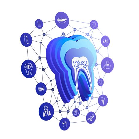 3D Illustration Tooth Icon With Dental Icons 11048994 PNG