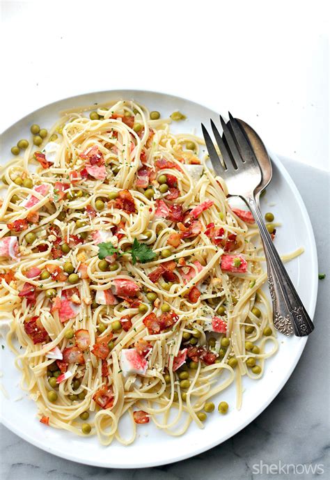 Easy 30 Minute Crab Linguine So You Dont Spend Date Night In The