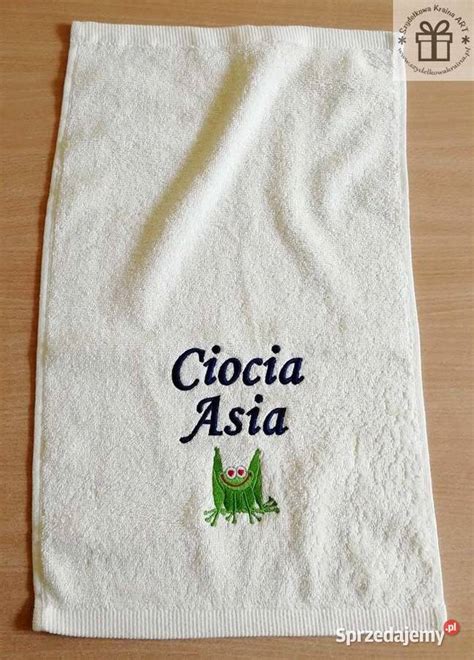 Prezent na DZIEŃ NAUCZYCIELA dla wychowawczyni RĘCZNIK napis Toruń
