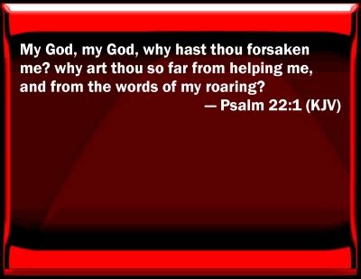 Bible Verse Powerpoint Slides For Psalm 22 1