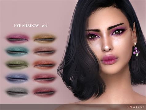 ANGISSI S Eye Shadow A02 Makeup Cc Eyeshadow Natural Lipstick Colors