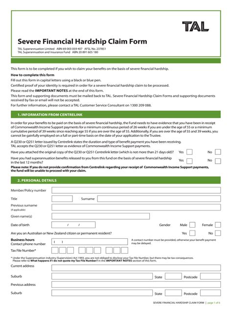 Q230 Financial Hardship Letter Fill Out Sign Online DocHub