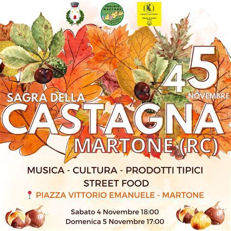 Sagra Della Castagna 2023 Calabria Straordinaria