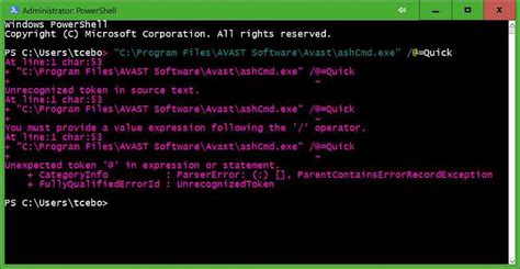 can t run almost any commands in cmd powershell