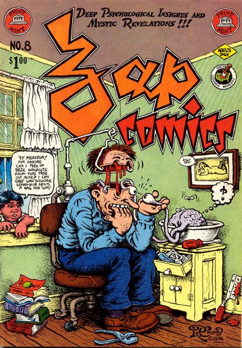 Zap comics by Robert Crumb Comic underground Libro gráfico Comix