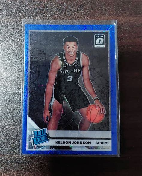 Keldon Johnson Blue Velocity Prizm Rc Rated Rookie Panini