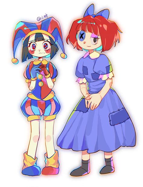 Pomni And Ragatha The Amazing Digital Circus Drawn By Xiaoshi Hour