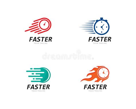 Un Ejemplo M S R Pido Y De La Velocidad De Logo Template Del Vector Del