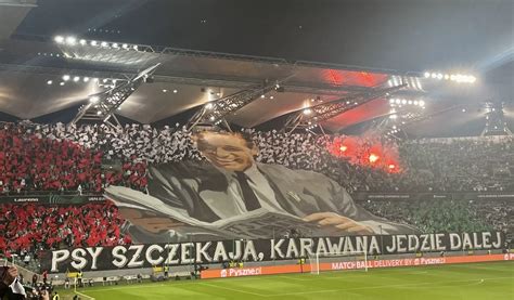 Oprawa kibiców na meczu Legia Warszawa AZ Alkmaar