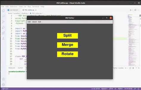 Create A Pdf Editor Using Python Split Merge And Rotate