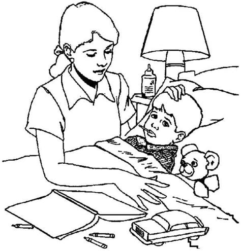 Dibujos De Madre E Hijo Para Colorear Dibujos Online