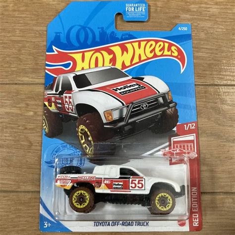 未使用未開封ホットウィールHot Wheels target限定 TOYOTA OFF ROAD TRUCK RED EDITION