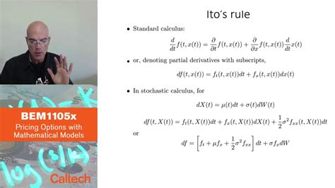 5 5 ito s rule ito s lemma part 1 youtube