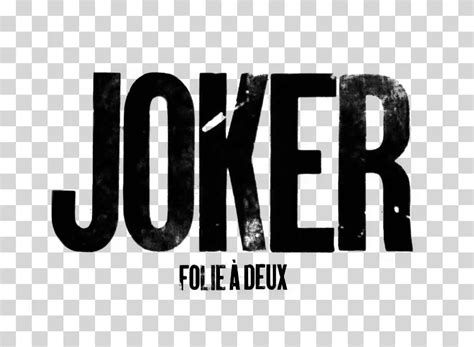 Joker Folie Deux Logo Joker Movie Transparent Png Image Png