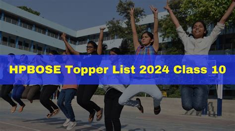 HPBOSE Topper List 2024 Class 10 Ridhima Sharma Tops HP Board Class