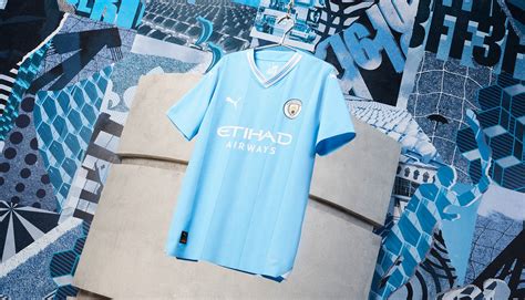 PUMA Launch Man City 23 24 Home Shirt SoccerBible