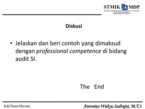 PPT Standar Audit Sistem Informasi PowerPoint Presentation Free