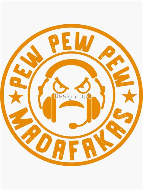 Pew Madafakas Sticker For Sale By Design Up1 Redbubble