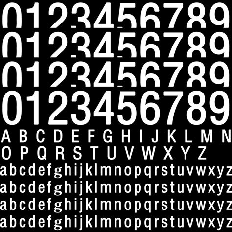 Amazon Pieces Numbers Self Adhesive Vinyl Numbers And Letters