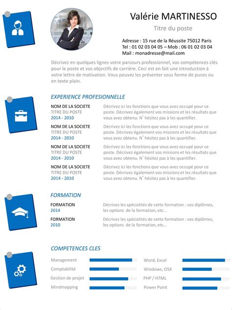 Cv Powerpoint Les Meilleurs Mod Les De Cv Ppt Gratuits