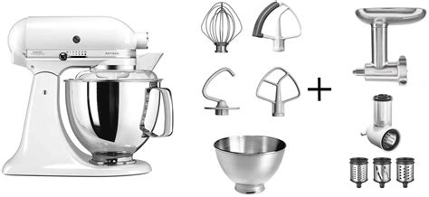 KitchenAid Küchenmaschine ARTISAN 175PS weiß Kochprofi Set