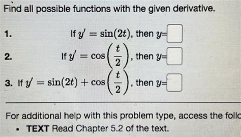 solved find all possible functions with the given