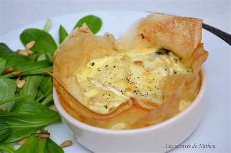 Ma cuisine au fil de mes idées Tartelettes en feuilles de brick aux