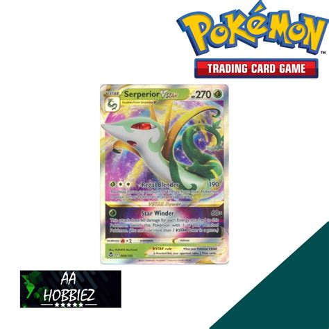 Pokemon TCG Serperior VSTAR 008 195 Silver Tempest Shopee Malaysia