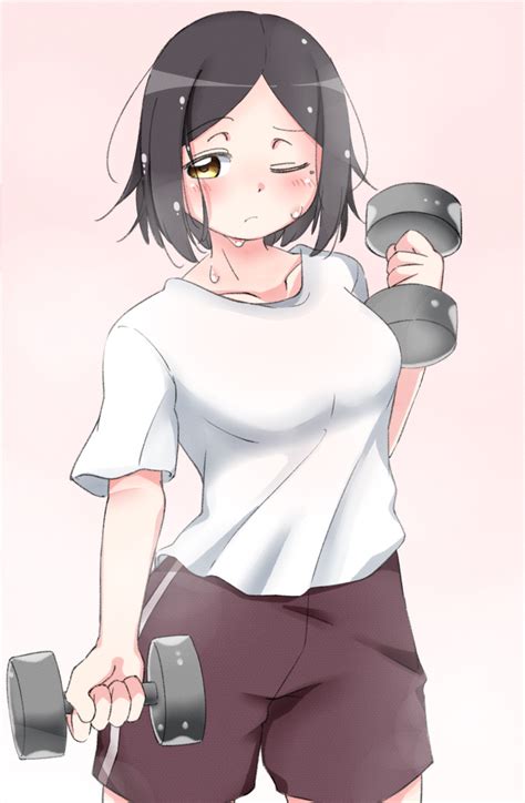 Tachibana Satomi Dumbbell Nan Kilo Moteru Drawn By Huckt Danbooru