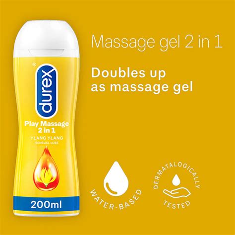 Durex Play Massage 2 In 1 Soothing Lube 200ML Ylang Ylang Sexual