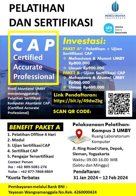PELATIHAN DAN SERTIFIKASI CERTIFIED ACCURATE PROFESSIONAL Fakultas