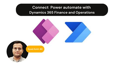 power automate series connect with dynamics 365 finance and operations